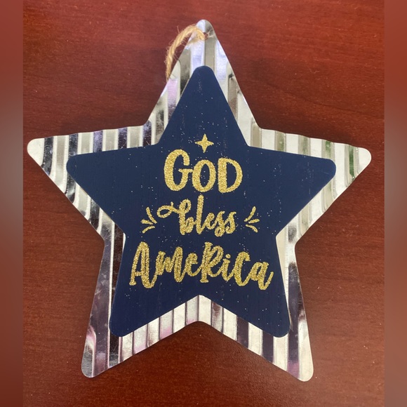 Americana | Holiday | Patriotic Decor Rustic Stars Wall Hanging | Poshmark